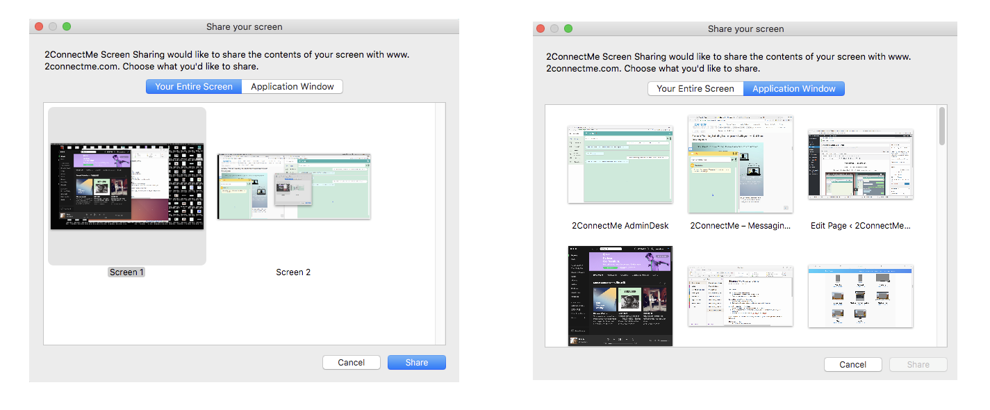 Live Chat with Screen Share, Voice & Video – 2ConnectMe